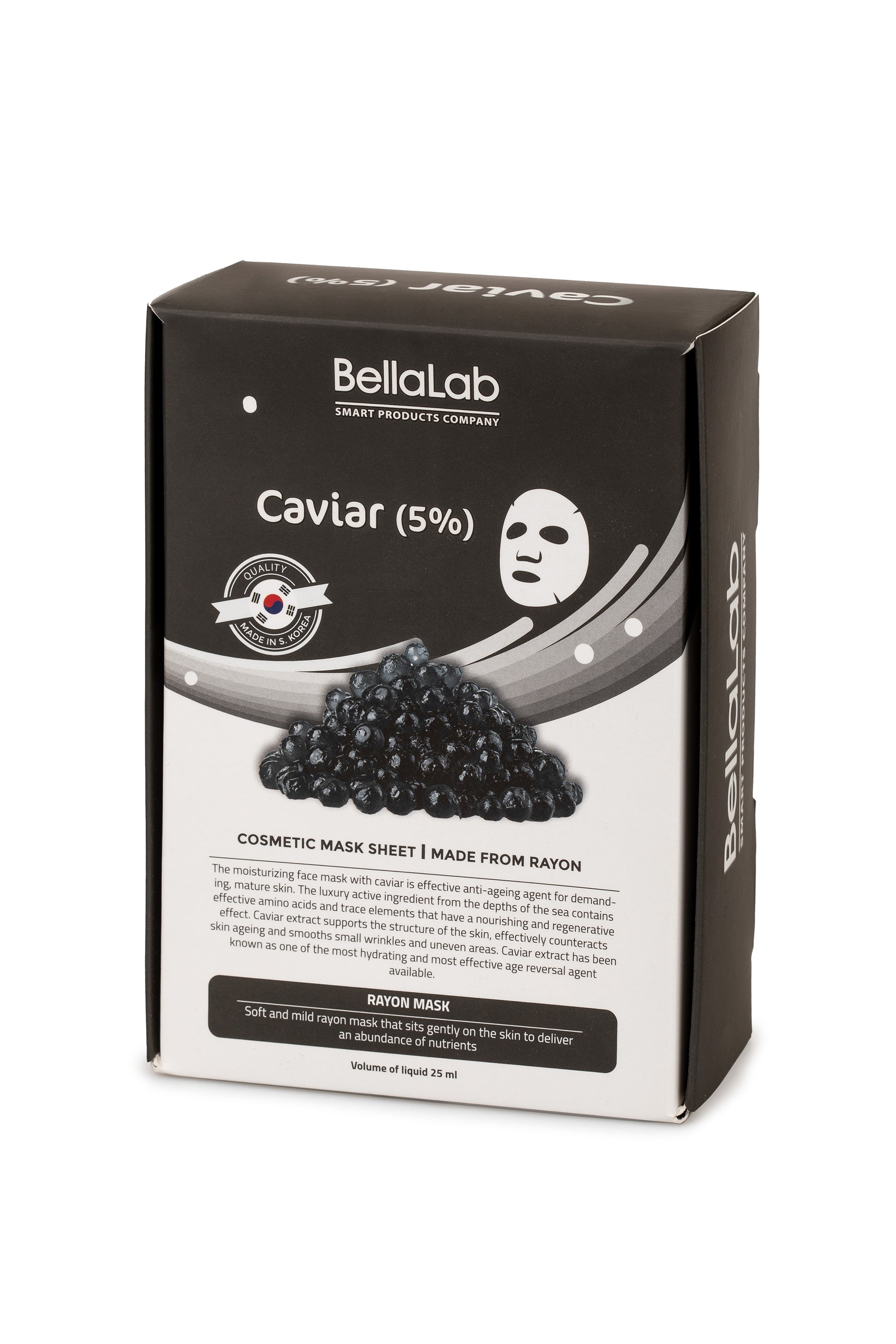 20 näomaski komplekt Kaviariga (5%) – Bellalab EE